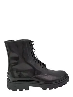 TOD'S Leather Lace-Up Boots