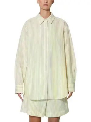 SAMSOE SAMSOE Striped Pattern Shirt - Neutrals