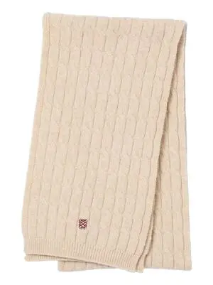 Sandro Wool And Cashmere Scarf - Beige