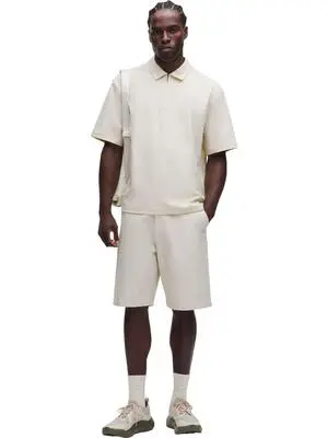Lululemon Daydrift Oversized Zip-neck Polo Shirt Light Ivory