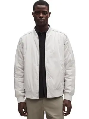 Lululemon Collegiate Bomber Jacket - Dove Grey