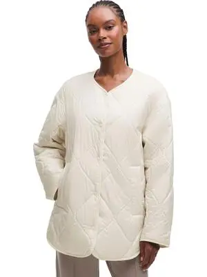 Lululemon Quilted Insulated Liner Jacket - Light Ivory