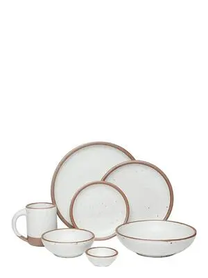 EAST FORK POTTERY 7-piece Dinnerware Set - Eggshell