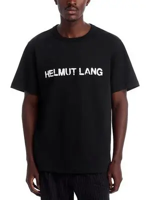 Helmut Lang Stencil Logo Tee - Black