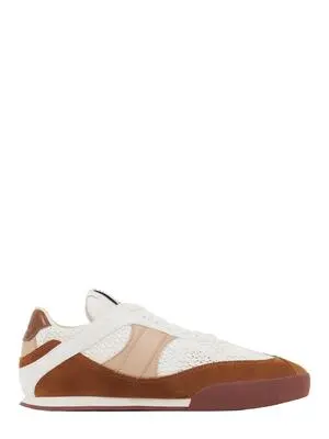 Chloé Kick Low Top Sneakers Natural Brown