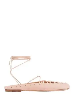 Chloé Ghillies Ballerinas - Peachy Pink