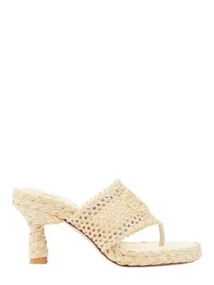 Chloé Isla Heeled Sandal - Natural Brown