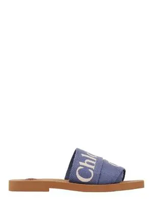 Chloé Woody Mule Surfing Blue