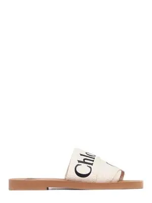 Chloé Woody Mule - White