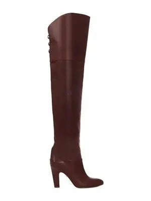 Chloé Eve Thigh High Boots Burnt Purple