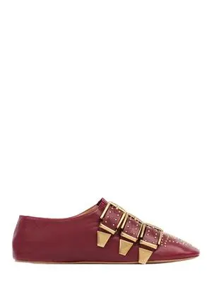 Chloé Susanna Flat Grenat
