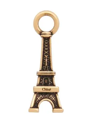 Chloé Alphabet Eiffel Tower Charm In Single - Gold Color