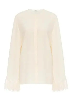 Chloé Crêpe De Chine Blouse - Coconut Milk
