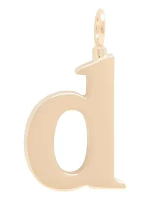 Chloé Alphabet 'd' Charm - Light Gold