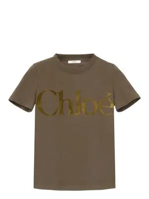 Chloé Fitted T-shirt - Cedar Green