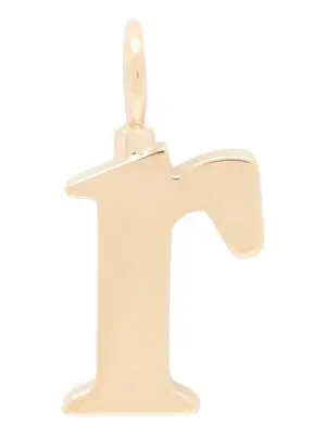 Chloé Alphabet Letter R Charm - Light Gold