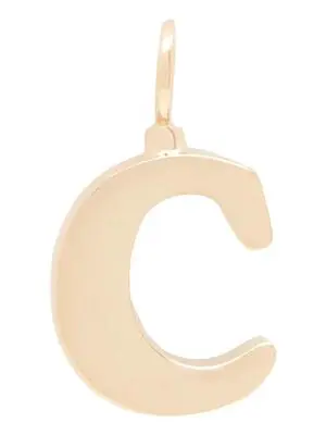 Chloé Alphabet Letter C Charm - Light Gold