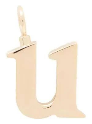 Chloé Alphabet Letter U Charm - Light Gold