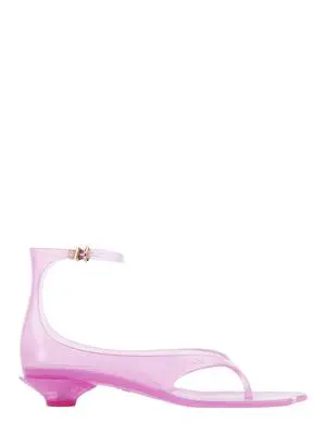 Chloé Jelly Heeled Sandals - Pink Fizz