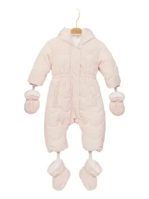 Chloé Baby Snowsuit - Powder Pink