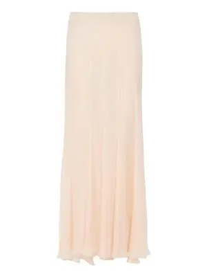 Chloé Fluid Maxi Skirt - Powdery Pink