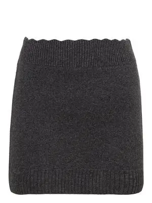 Chloé Fitted Mini Skirt - Confident Grey