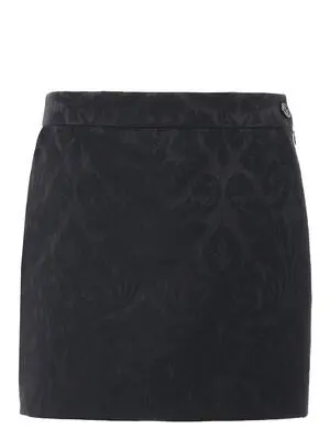 Chloé Wool-mix Jacquard Mini Skirt - Black