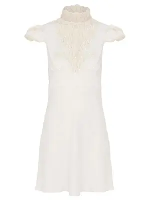 Chloé Floral Jacquard Mini Dress - Iconic Milk