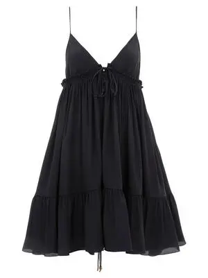 Chloé Thin-strap Mini Dress - Black