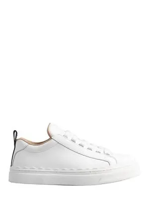 Chloé Lauren Lace Up Sneakers White