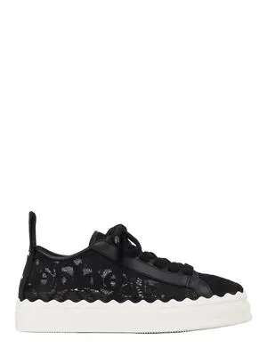 Chloé Lauren Lace-up Sneaker - Black