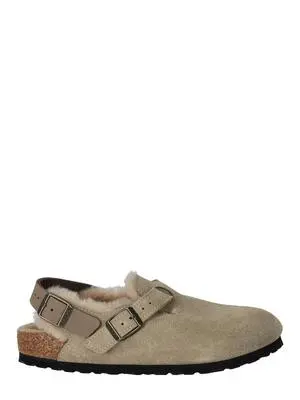 BIRKENSTOCK Tokio Shearling Clog - Beige