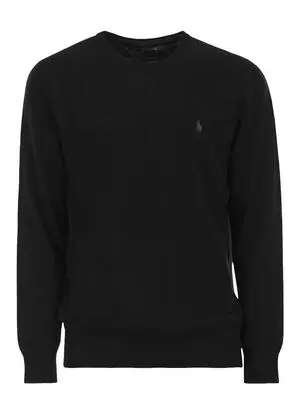 Ralph Lauren Wool Crew Neck Jumper - Black