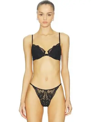 Natori Fleur Lightly Lined Underwire - Black
