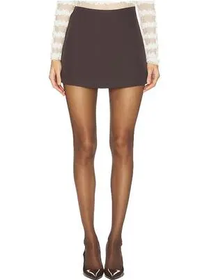MAUDE CLUB Walker Skort - Brown