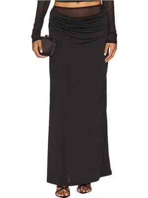 RUNAWAY THE LABEL Wilona Maxi Skirt - Black
