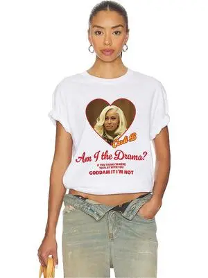 OTHER HER Cardi B Drama Tee - White