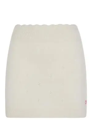 Chloé Wool Mini Skirt - Beige