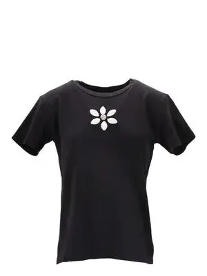 MERYLL ROGGE Embroidered T-shirt - Black