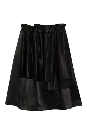 Noir Kei Ninomiya Layered Skirt - Black