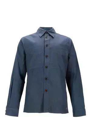 Paul Smith Buttoned Cotton Shirt - Blue