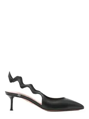 AQUAZZURA 55mm Artiste Pointed-toe Pumps - Black