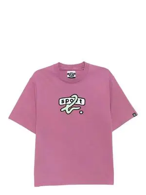 SPORT B. BY AGNÈS B. Logo-embroidered T-shirt - Pink