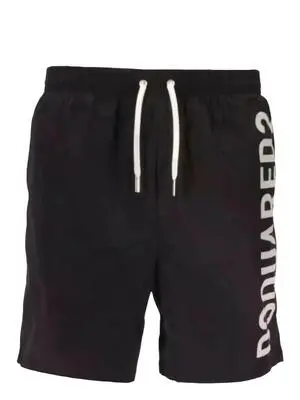 Dsquared2 Logo-print Swim Shorts - Black