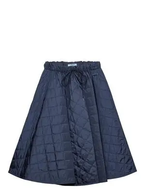 Prada Re-nylon Flared Skirt - Blue