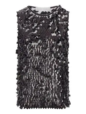NICCOLO PASQUALETTI Niccolò Pasqualetti Sequin Embellished Tank Top