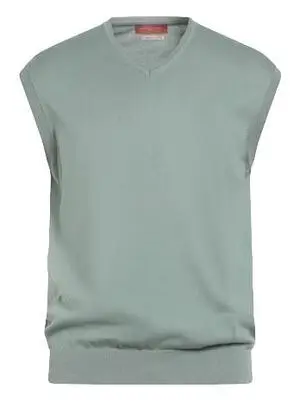 DANIELE FIESOLI Cotton Sweater Vest - Sage Green