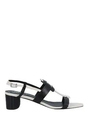 ROGER VIVIER Sandals In Soft Leather - White