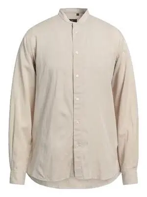 LIU •JO MAN Shirt Size Lyocell, Linen, Cotton - Beige