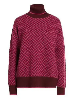DRUMOHR Turtleneck Cashmere Sweater - Magenta